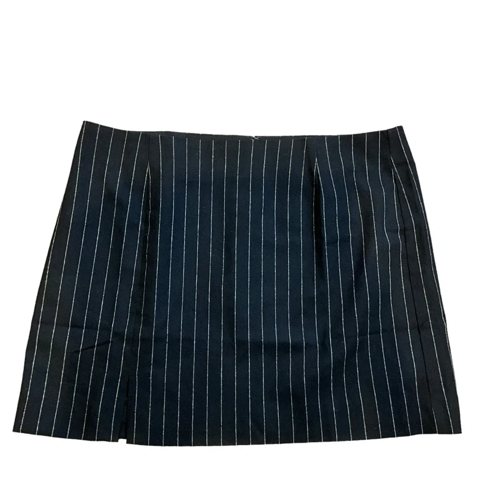 Madewell | Skirts | Madewell Wool Blend Mini Skirt Black Size 2 | Poshmark